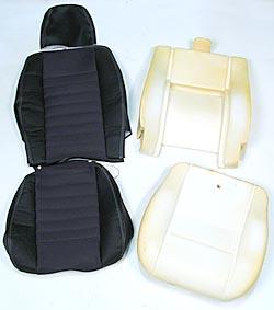 Defender 90 Seat Retrim Kit, Black - 8393 - Exmoor Trim