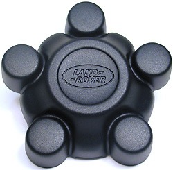 Land Rover Center Caps, Satin Silver/Bright Aluminum, Set Of 4 - LR094546G