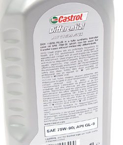 Transfer Case Fluid: 1 Liter, Castrol - LR2 And Evoque