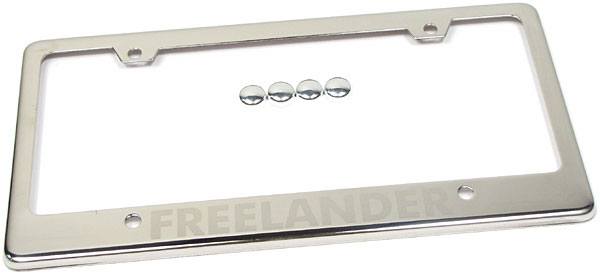 Stainless Steel License Plate Frame For Land Rover Freelander, 2002 ...